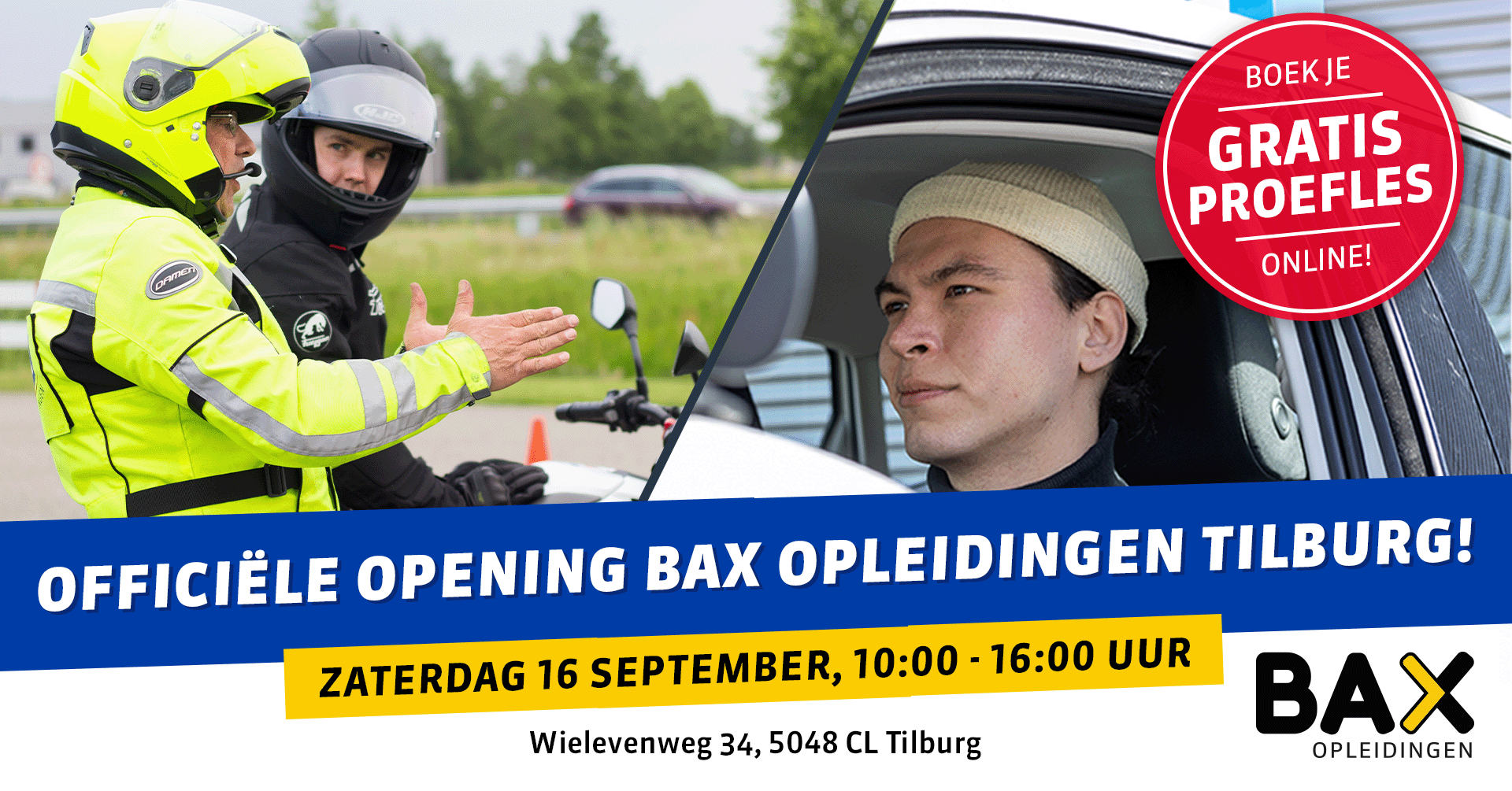 Bax Opleidingen - Dé rijschool en opleider van regio Tilburg en Den Bosch